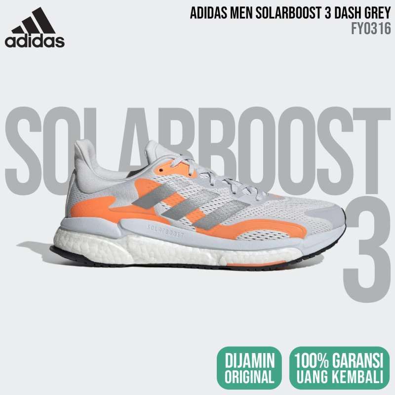 Jual Sepatu Lari Pria Wanita Unisex Adidas Original Solar Boost 3 M ...