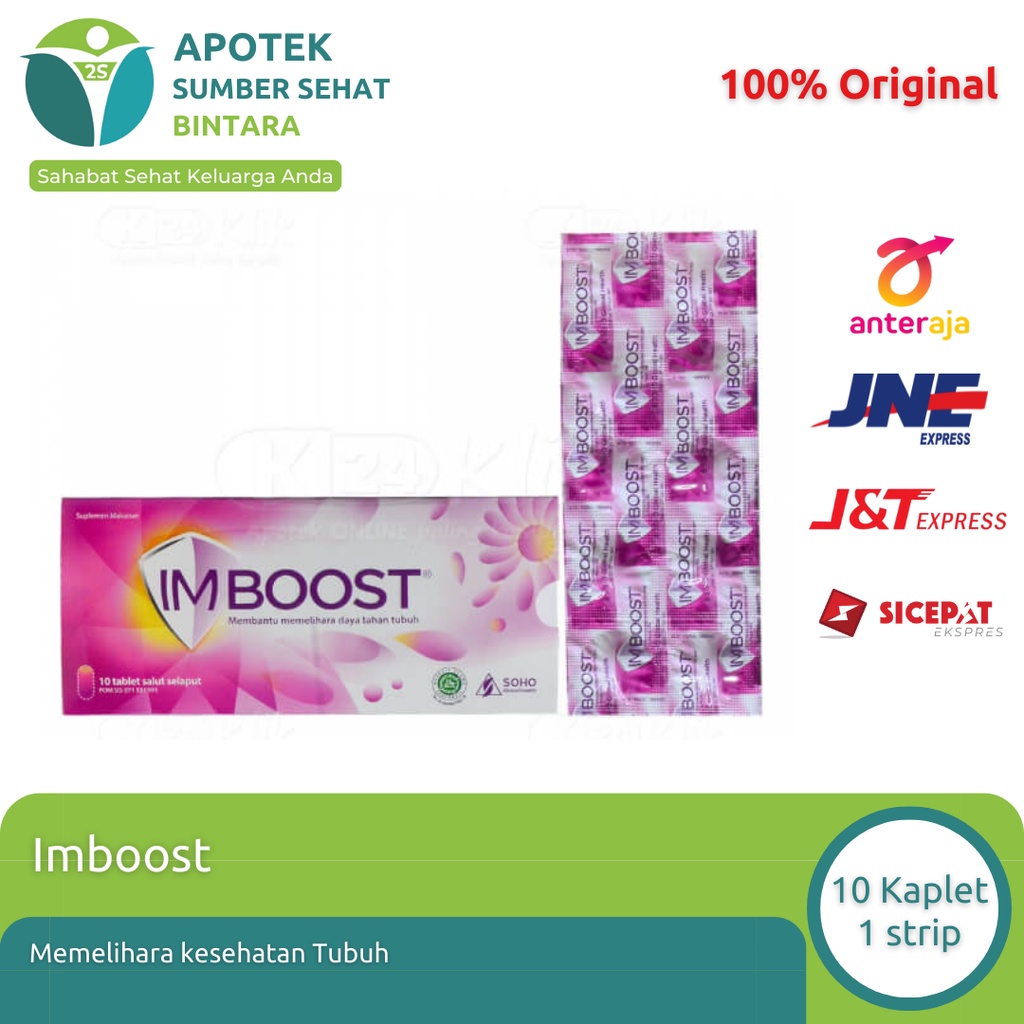 Jual Imboost Kaplet 1 Strip 10 Tablet | Shopee Indonesia