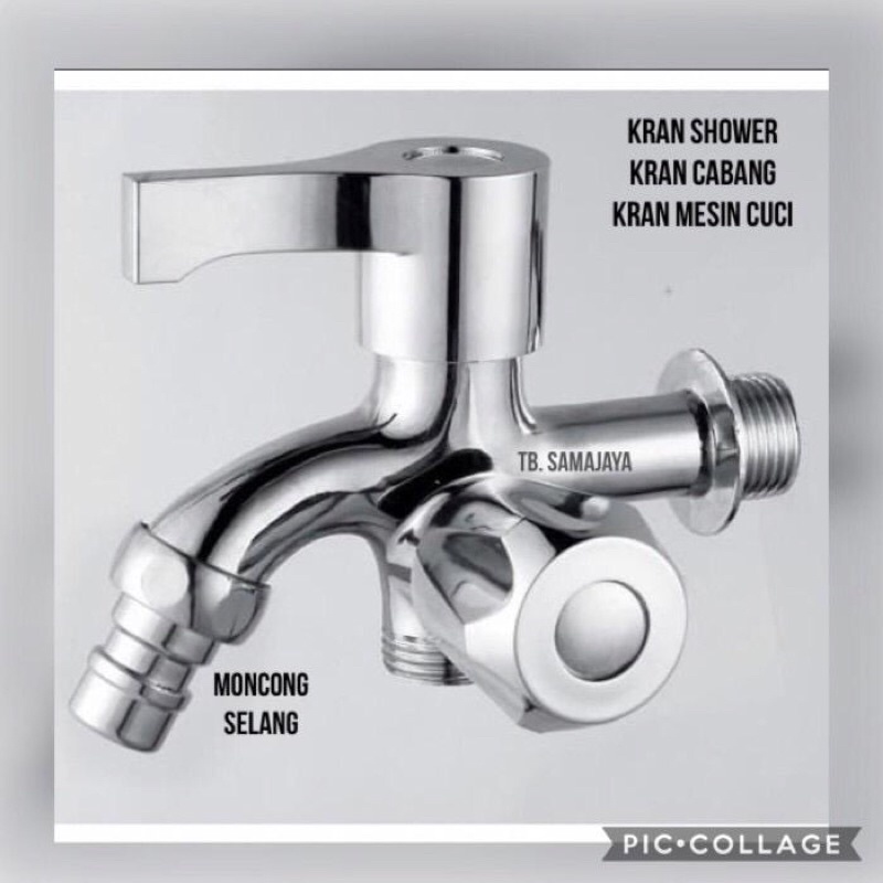 Jual Kran Cabang Kran shower kran double . Lebih tebal . Model bagus. Kran cuci motor kran mesin ...