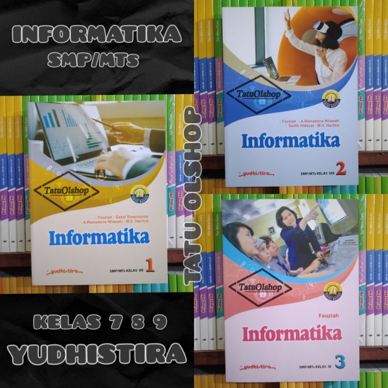 Jual Buku Informatika Yudhistira SMP/MTs Kelas 7 8 9 VII VIII IX 1 2 3 Kurikulum 2013 Revisi ...