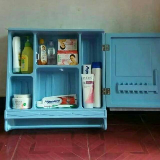 Jual Rak Cermin Kaca Kamar Mandi Mirror Box Dinding Serbaguna Maspion ...