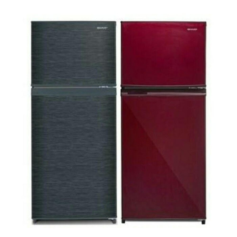 Jual Kulkas Sharp 2 Pintu SJ 246 XG MR | Shopee Indonesia