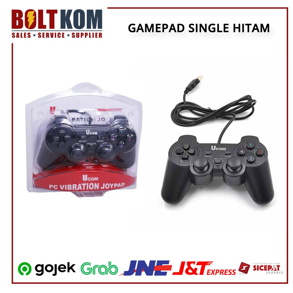 Jual GAMEPAD JOYSTICK SINGLE HITAM USB STICK | Shopee Indonesia