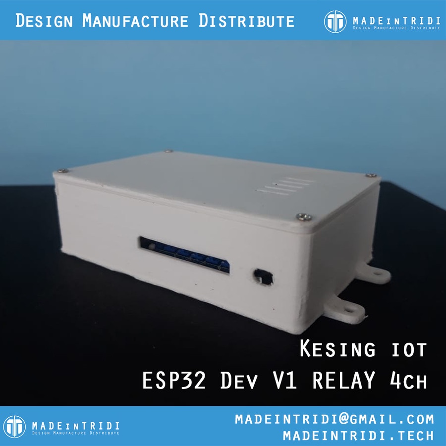 Jual controller box ESP32 devkit v1 2 relay kotak elektronik | Shopee Indonesia