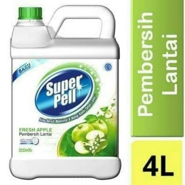 SUPER PELL FRESH APPLES - Floor Cleaner superpel | Shopee Indonesia