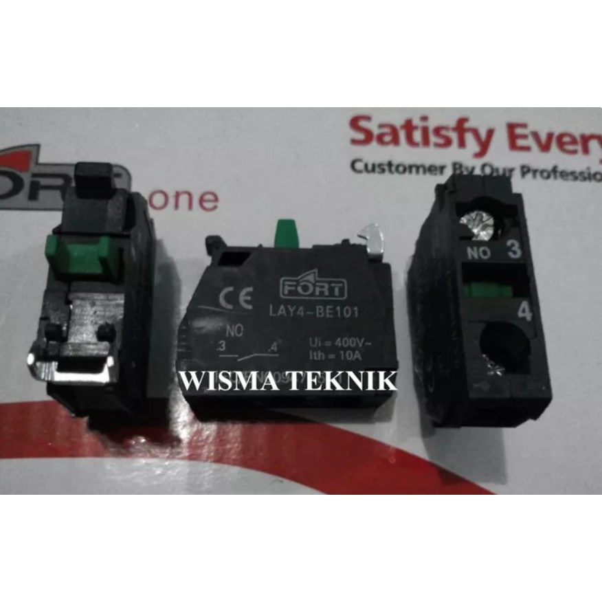 Jual KONTAK BLOK/ CONTACT BLOCK NO FORT LAY4-BE101 | Shopee Indonesia