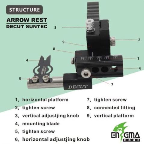 Jual Decut Suntec Arrow Rest - Compound Arrow Rest - Arrow Rest ...