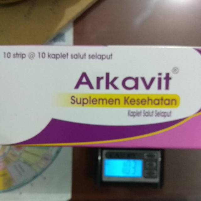 Jual Arkavit /Arcavit/ suplemen makanan/vitamin tablet Indonesia|Shopee ...