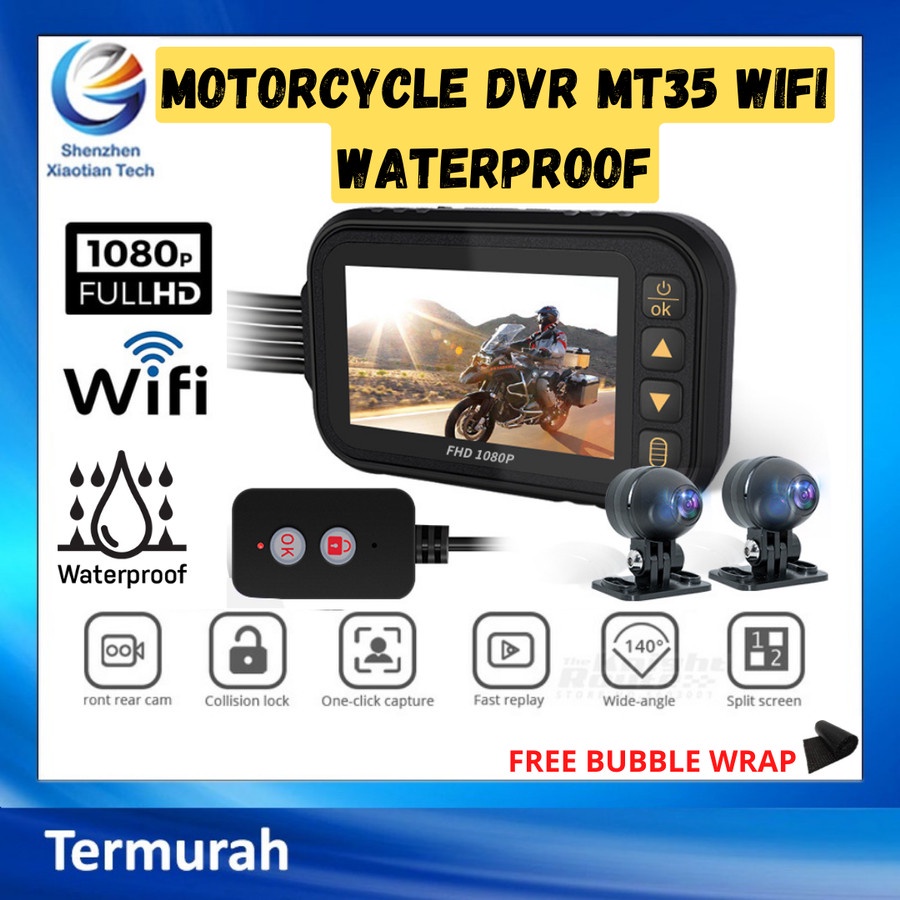 Jual Motorcycle DVR MT35 | Kamera Recorder Motor Full HD 1080P ...