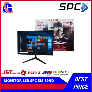 Jual MONITOR LED SPC SM-19HD 19 Inch VGA HDMI Garansi Resmi | Shopee ...