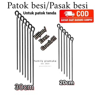 Jual bijian pasak besi - patok besi - patok tenda | Shopee Indonesia