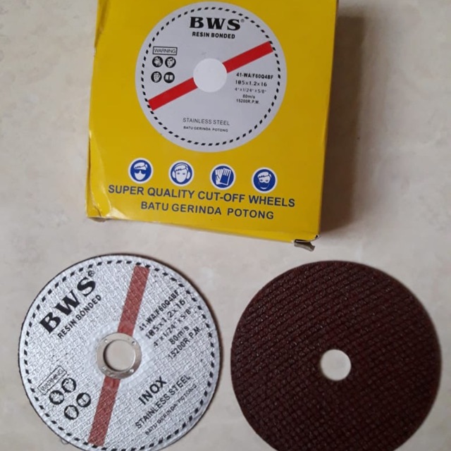 Jual Mata Gerinda Potong BWS 4 x 1 / Batu gerinda potong besi 4 inchi ...