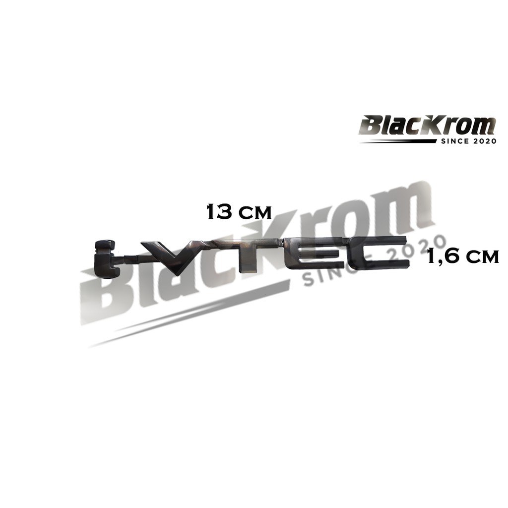 Jual Logo Emblem Black Chrome Tulisan ivtec / i-vtec besar | Shopee Indonesia
