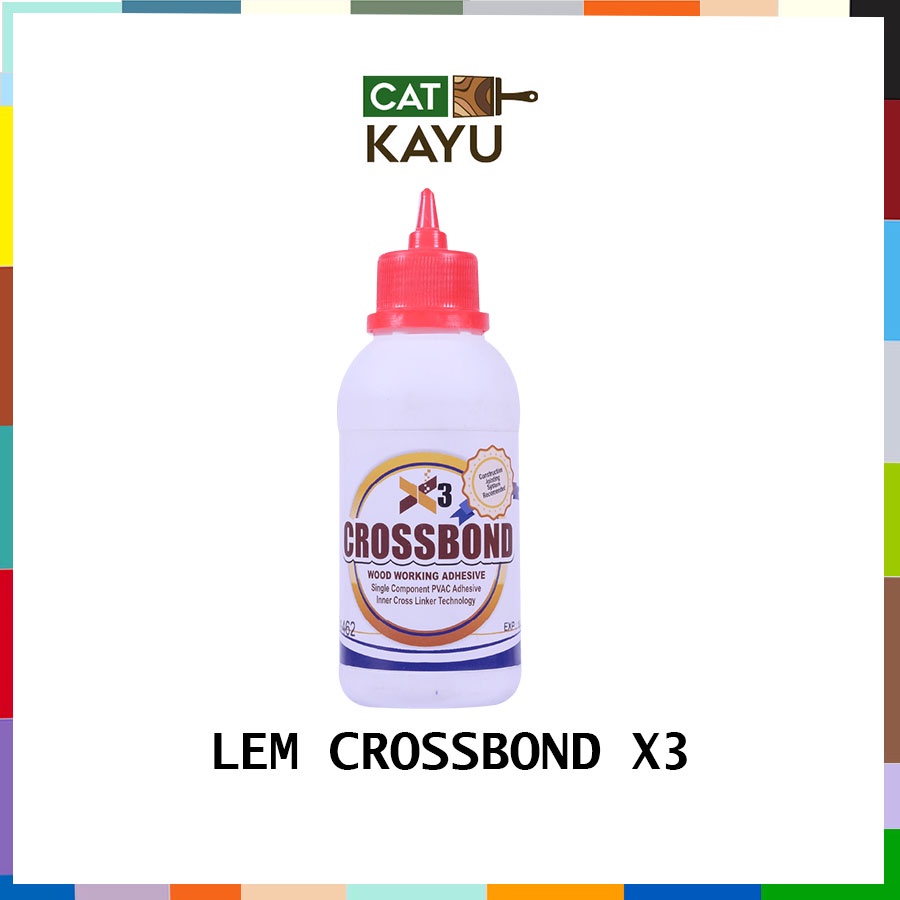 Jual Lem Crossbond X3 Perekat Kayu PVAC untuk Laminasi Kayu Finger ...