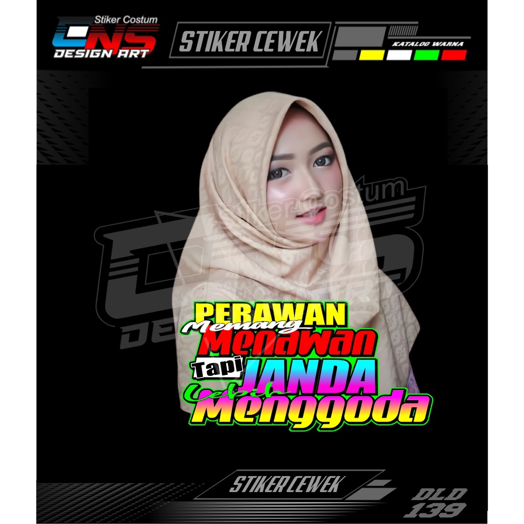 Jual Jual Promo Murah Stiker Cewek Cantik Stiker Vector Hijab Keren ...