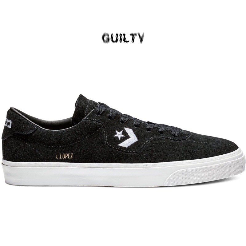 Jual Converse Cons Louie Lopez Pro OX Black/White Suede USED (RARE ...