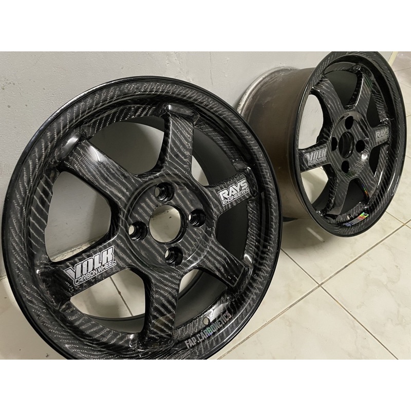 Jual VELG TE 37 RING 15 LEBAR 7 CARBON FIBER Indonesia|Shopee Indonesia