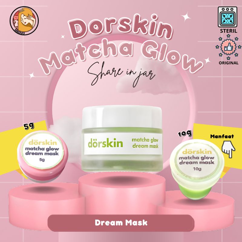 Jual Dorskin Matcha Glow Dream Mask Indonesia|Shopee Indonesia