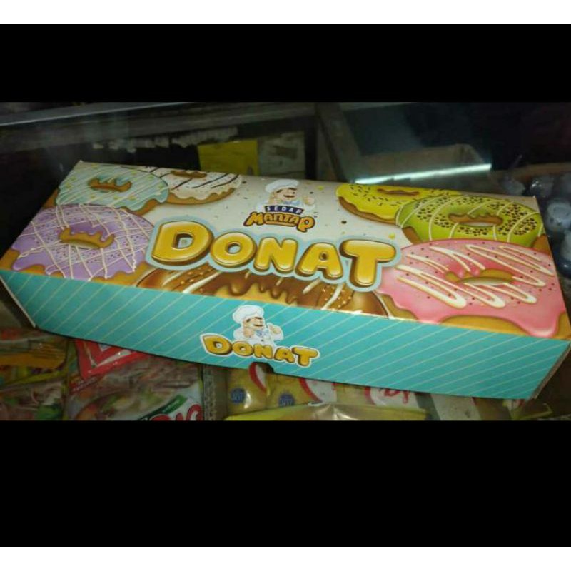 Jual BOX DONAT TIGA 3 Sedap Mantap Kemasan isi 10 pc | Shopee Indonesia