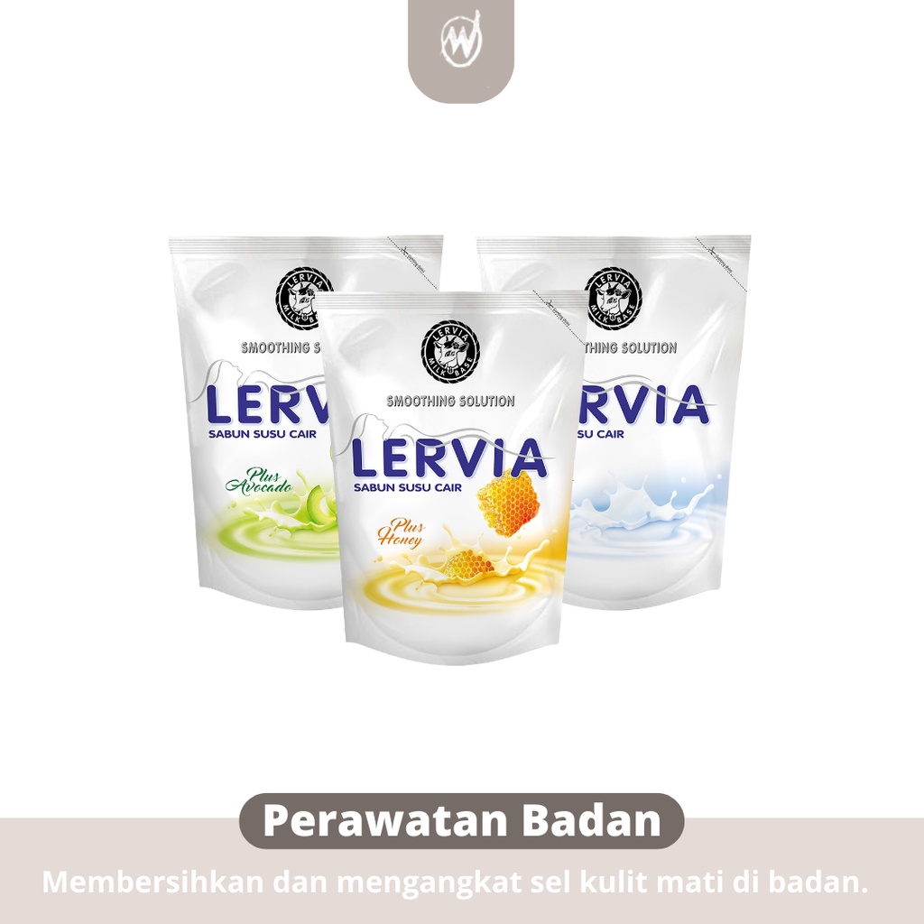 Jual Lervia Sabun Susu Cair - Solusi Merawat Kulit (400ml) | Shopee ...