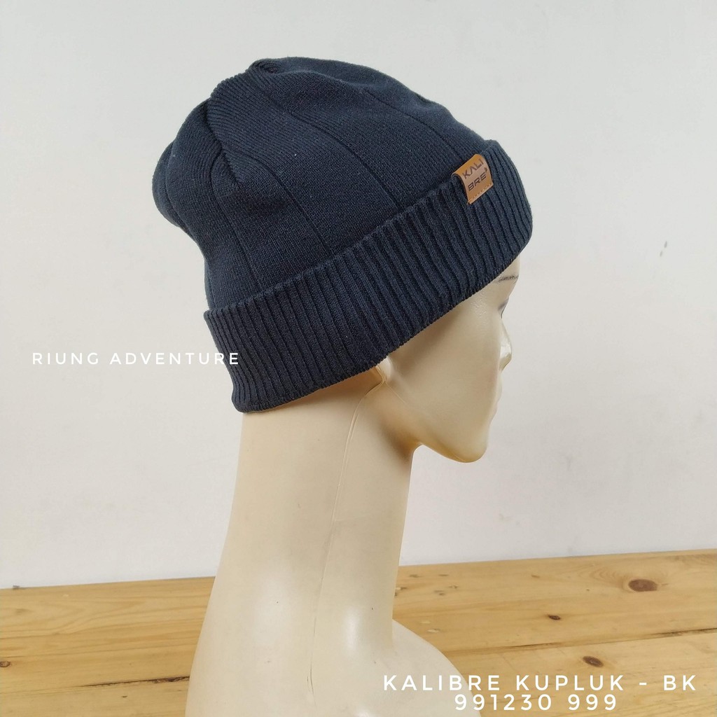 Jual Kupluk Pria Kalibre 991230 Black Original | Shopee Indonesia