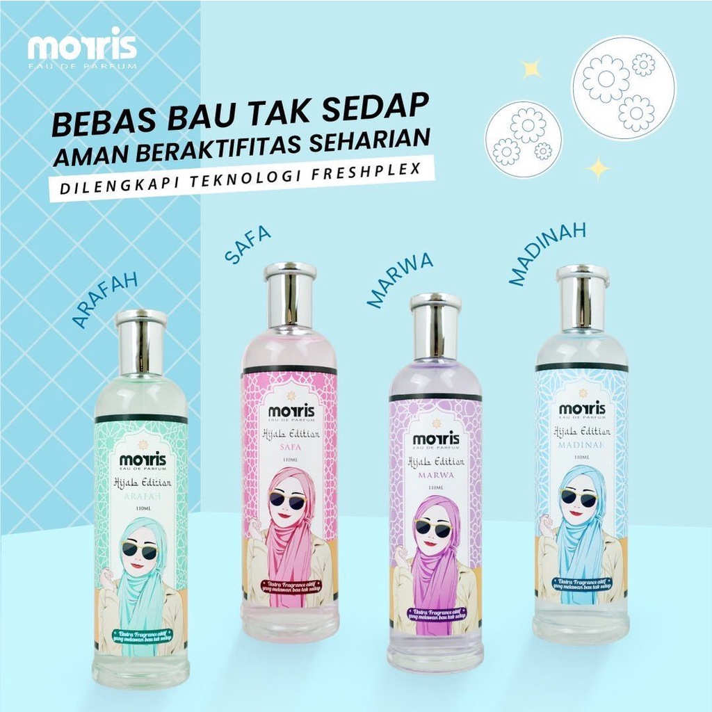 Jual BPOM Parfum Morris Hijab Edition - 110ml | Shopee Indonesia