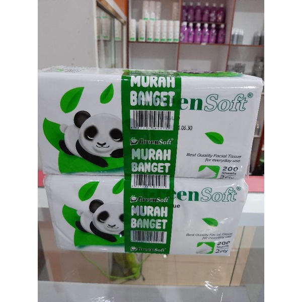 Jual TISU GREEN SOFT 200 sheet 2 ply | Shopee Indonesia