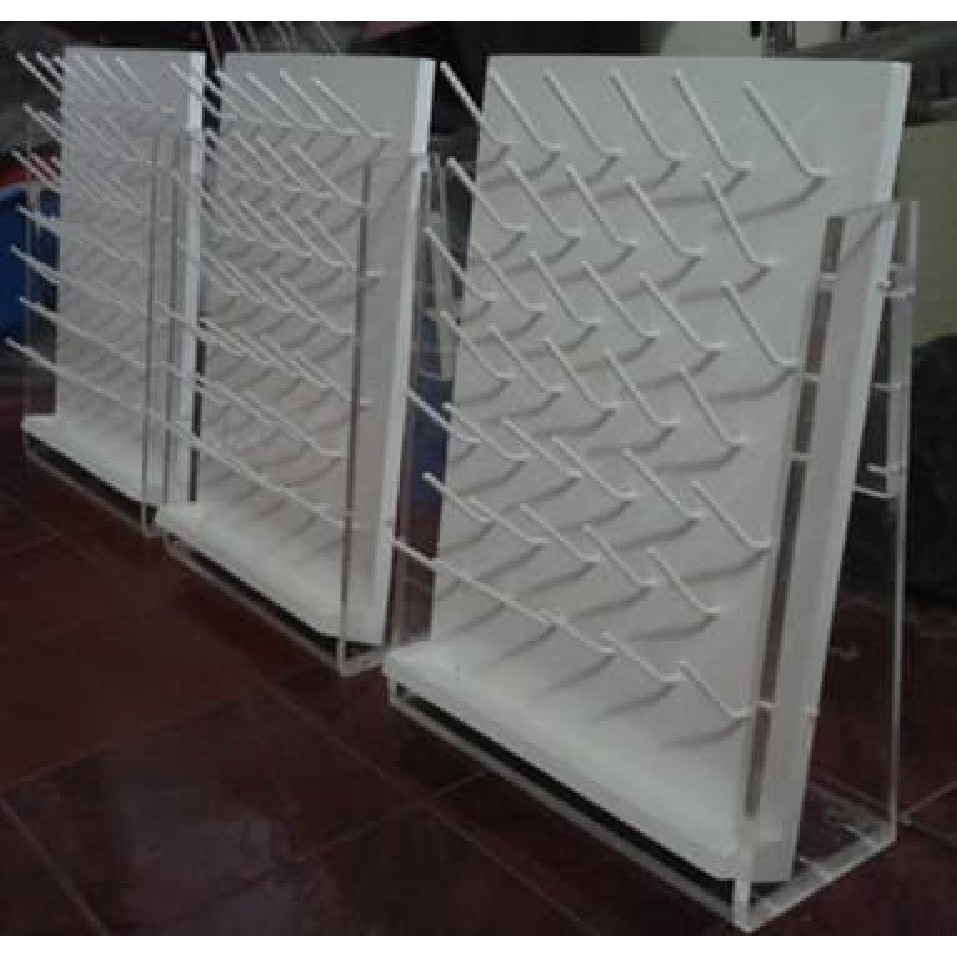 DRYING RACK LABORATORIUM RAK PENGERING GLASSWARE | Shopee Indonesia