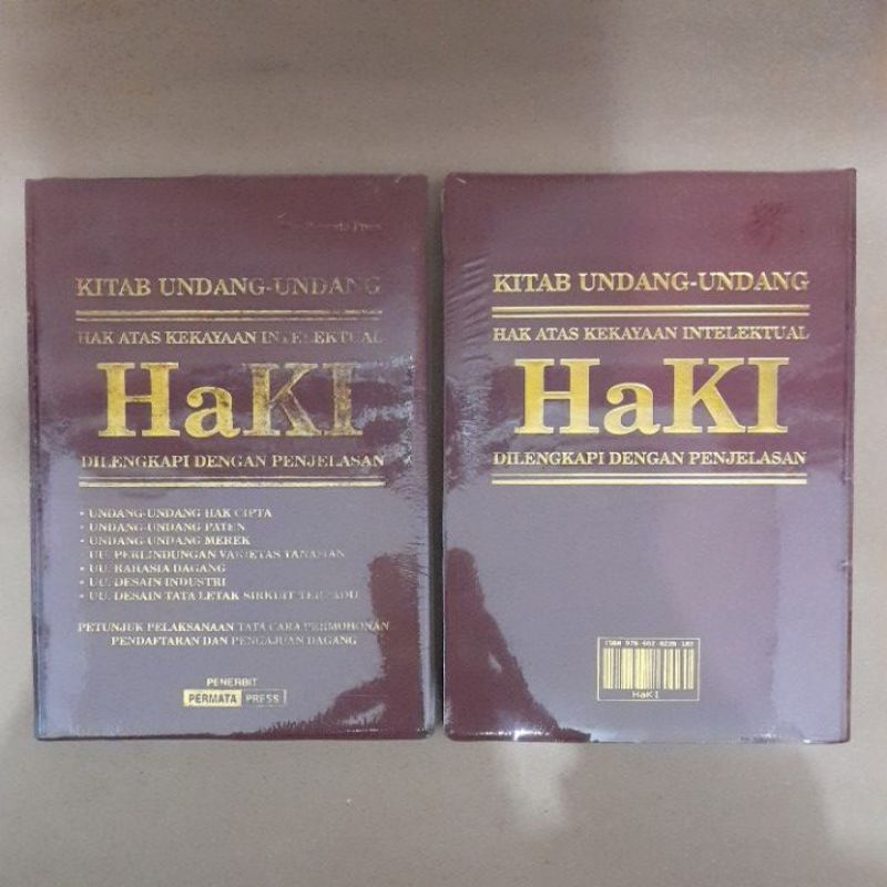 Jual Kitab Undang-Undang HAKI ( Hak Atas Kekayaan Intelektual ) KALEP Di lengkapi Dengan ...