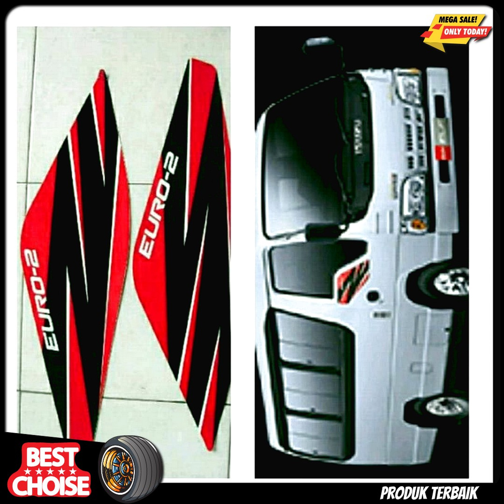 Jual Stiker Sticker Pintu Isuzu Elf Merah Hitam | Shopee Indonesia