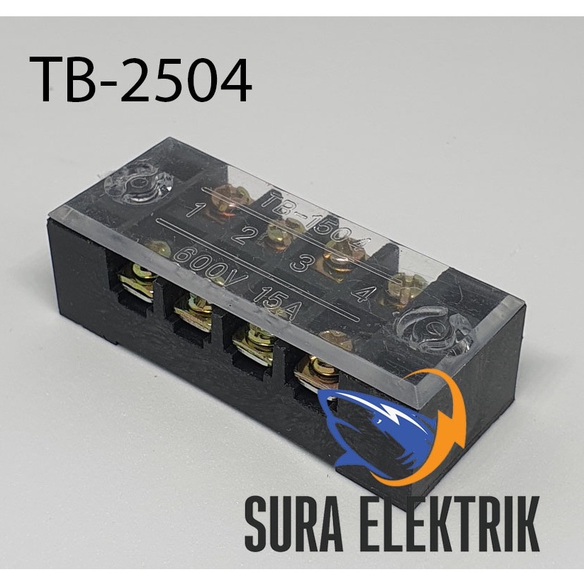 Jual Terminal Block TB-2504 4 Pole 25A Indonesia|Shopee Indonesia