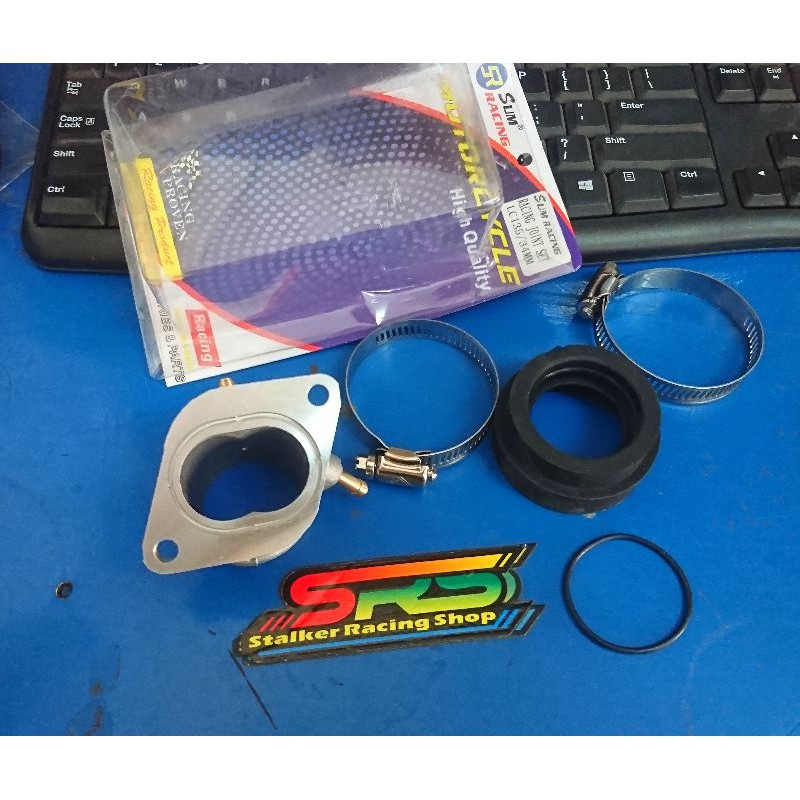 Jual Intake KARBU jupiter mx MODEL LUBANG KUPU2/OVAL | Shopee Indonesia