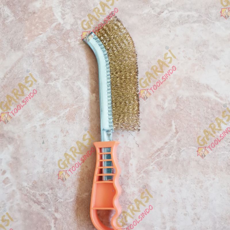 Jual sikat kawat gagang plastik sikat kawat kuningan sikat besi ...
