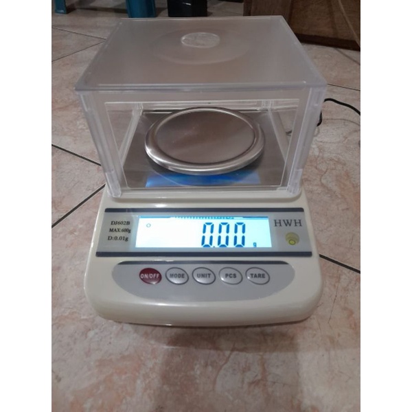 Jual Timbangan Analitik Hwh Dj602B 600gr x 0.01gr | Shopee Indonesia