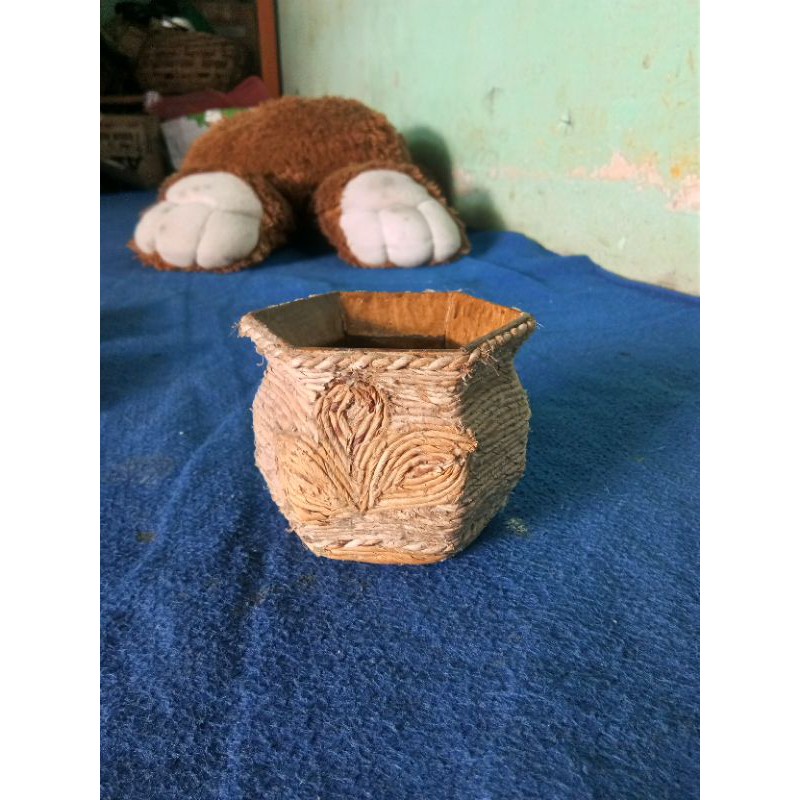 Jual POT PERMEN PELEPAH PISANG/ WADAH PERMEN / WADAH JAJANAN LEBARAN ...