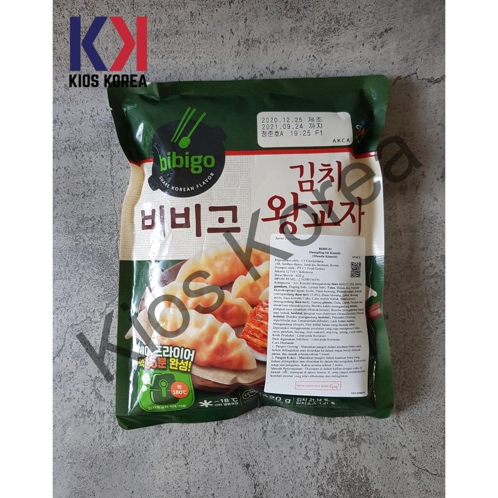 Jual CJ Bibigo Mandu Kimchi 420gr - Dumpling Isi Kimchi - Pangsit Gyoza ...