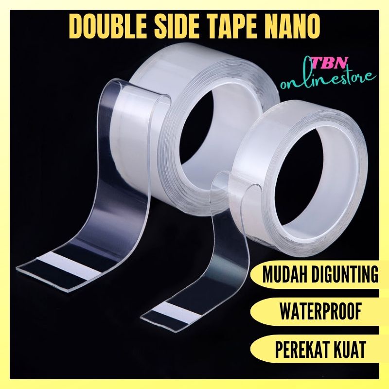 Jual Nano Double Tape Selotip Isolasi Bening Multifungsi 3 Meter ...
