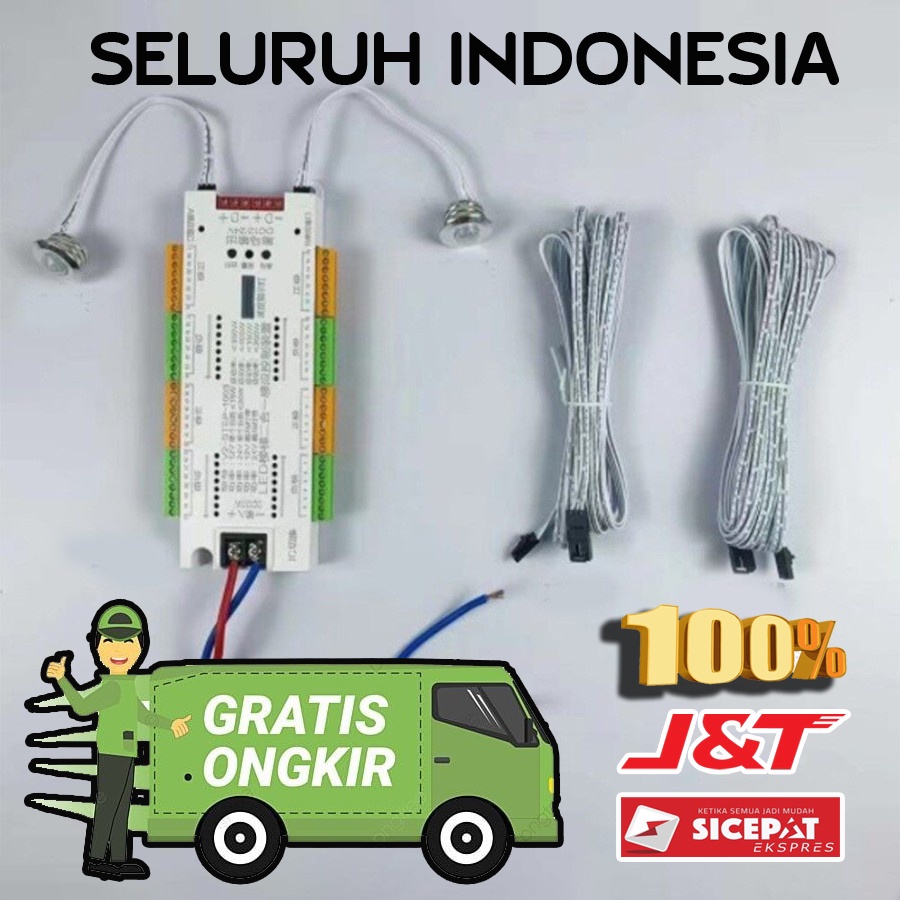 Jual MODUL LAMPU TANGGA BERJALAN OTOMATIS DENGAN SENSOR GERAK | Shopee ...