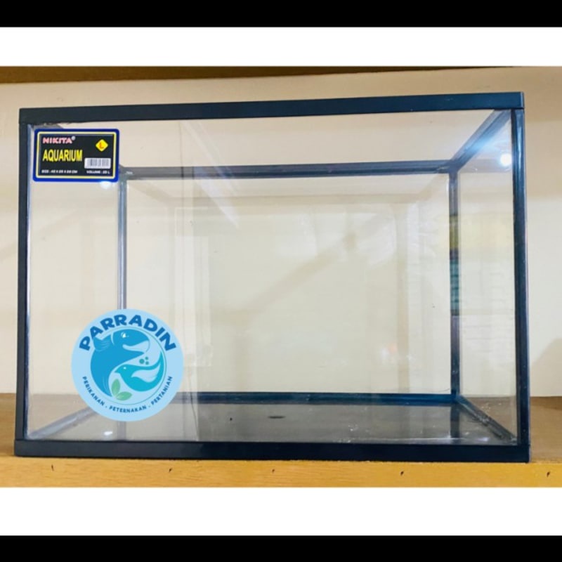Jual AQUARIUM NIKITA SIZE L 40 x 25 x 28 cm Aquarium AKRILIK 25L - TANPA TUTUP | Shopee Indonesia