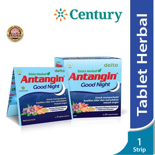 Jual Antangin Good Night Tablet Herbal 1 Strip 4 Tablet | Shopee Indonesia