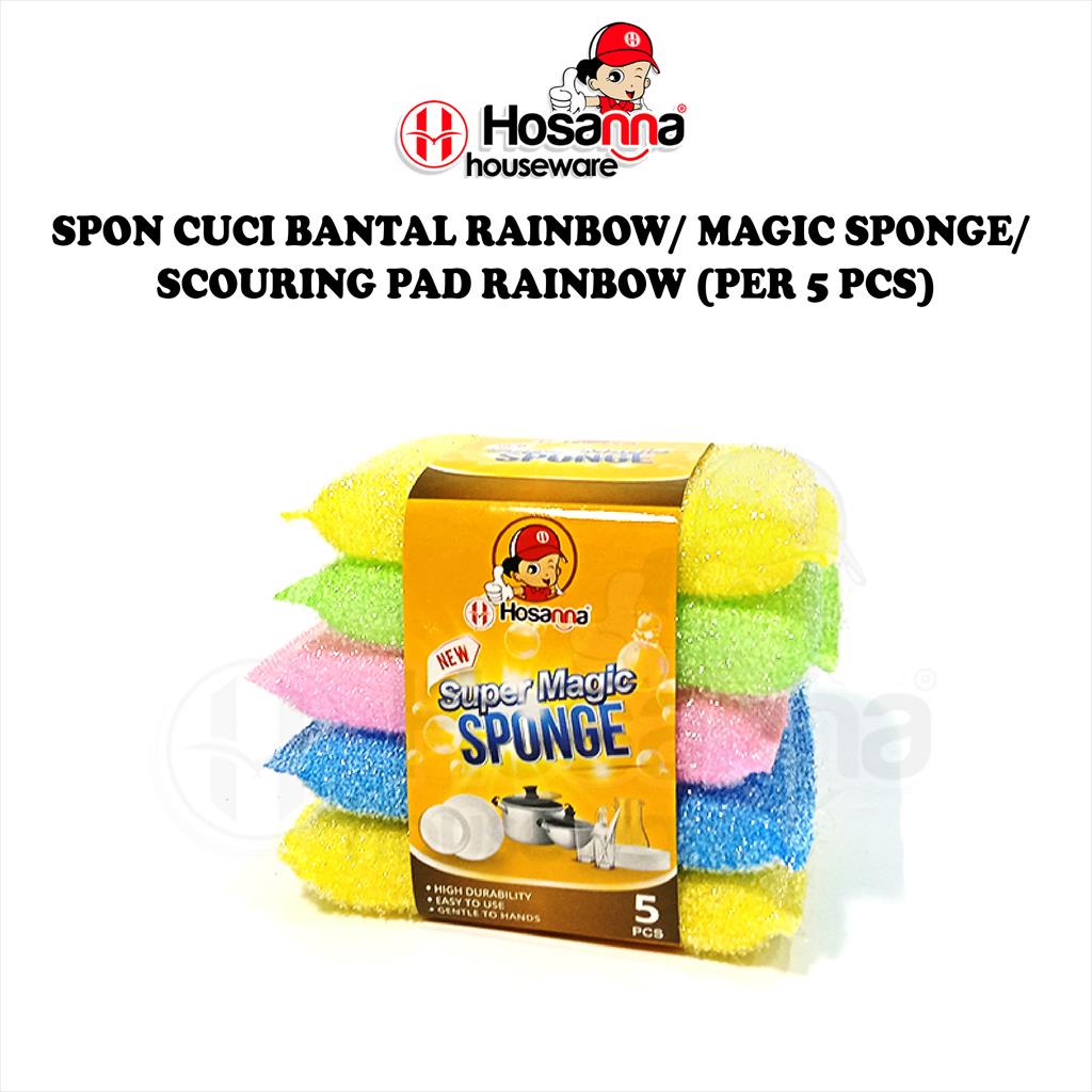 Jual Spon Cuci Bantal Rainbow / Sponge / Scouring Pad Rainbow | Shopee ...