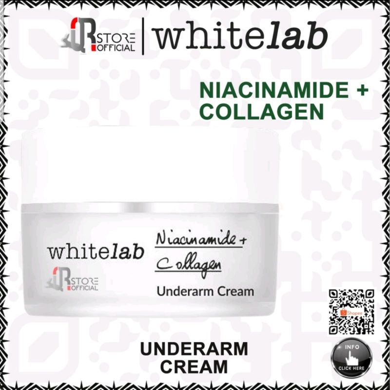 Jual Whitelab Underarm Cream White Lab Niacinamide Collagen Pemutih ...