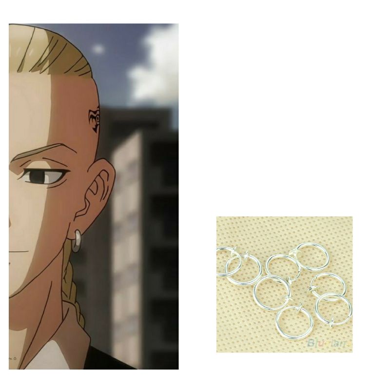 Jual Anting draken ring anting jepit tokyo revengers tokyo manji ...