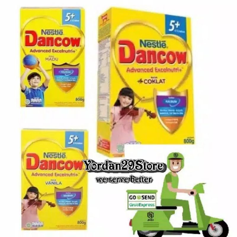 Jual Dancow 5+ Coklat/Vanila/Madu (1kg/800gr) | Shopee Indonesia