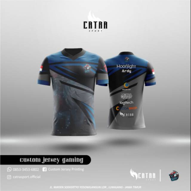 Jual Custom Jersey Gaming Satuan (Desain Ready) | Shopee Indonesia