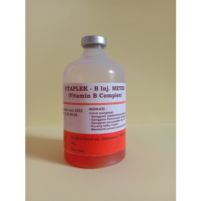 Jual VITAPLEX Inj MEYER ( vitamin B-complex ) | Shopee Indonesia