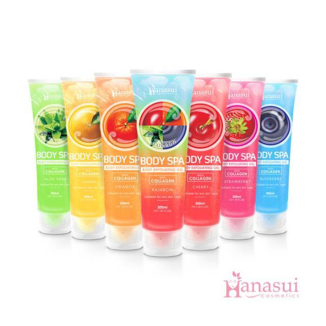 Jual Hanasui Body Spa Peeling Gel Penghilang Daki Scrub Exfoliating Gel ...