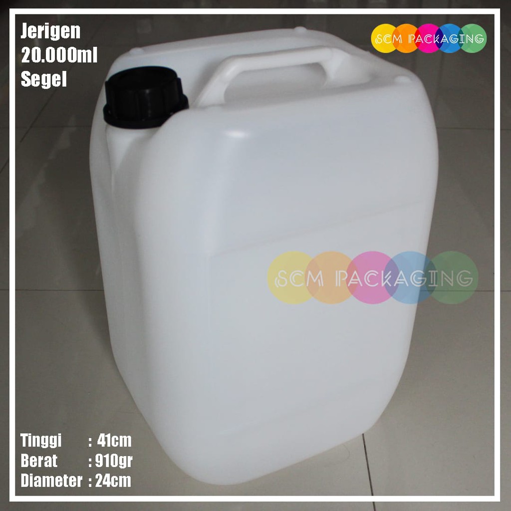 Jual HDPE jerigen 20000ml/ 20 Liter jerrycan kemasan cairan kimia ...