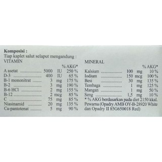 Jual COROVIT vitamin C, A, B Complex, D, dan mineral meningkatkan daya ...