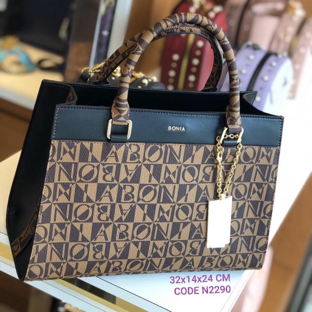 Monogram Handbag Bonia Corporation | semashow.com